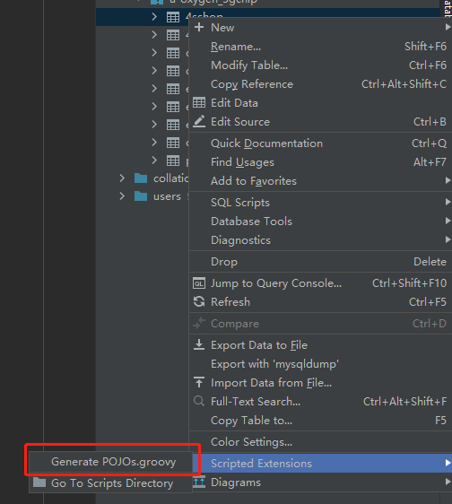 idea的根据数据库表生成实体类的Generate POJOS消失了_generate pojos.groovy 找不到-CSDN博客