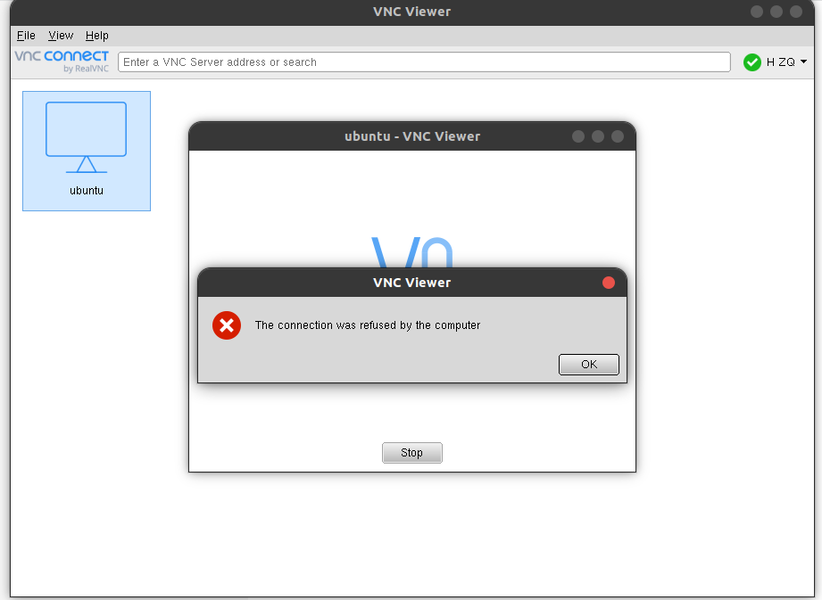 VNC远程连接不上_the connection was refused by the computer-CSDN博客