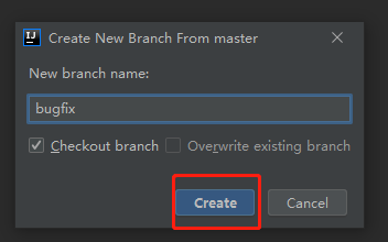 IDEA 创建新分支修复bug，合并代码_git master dev bugfix-CSDN博客
