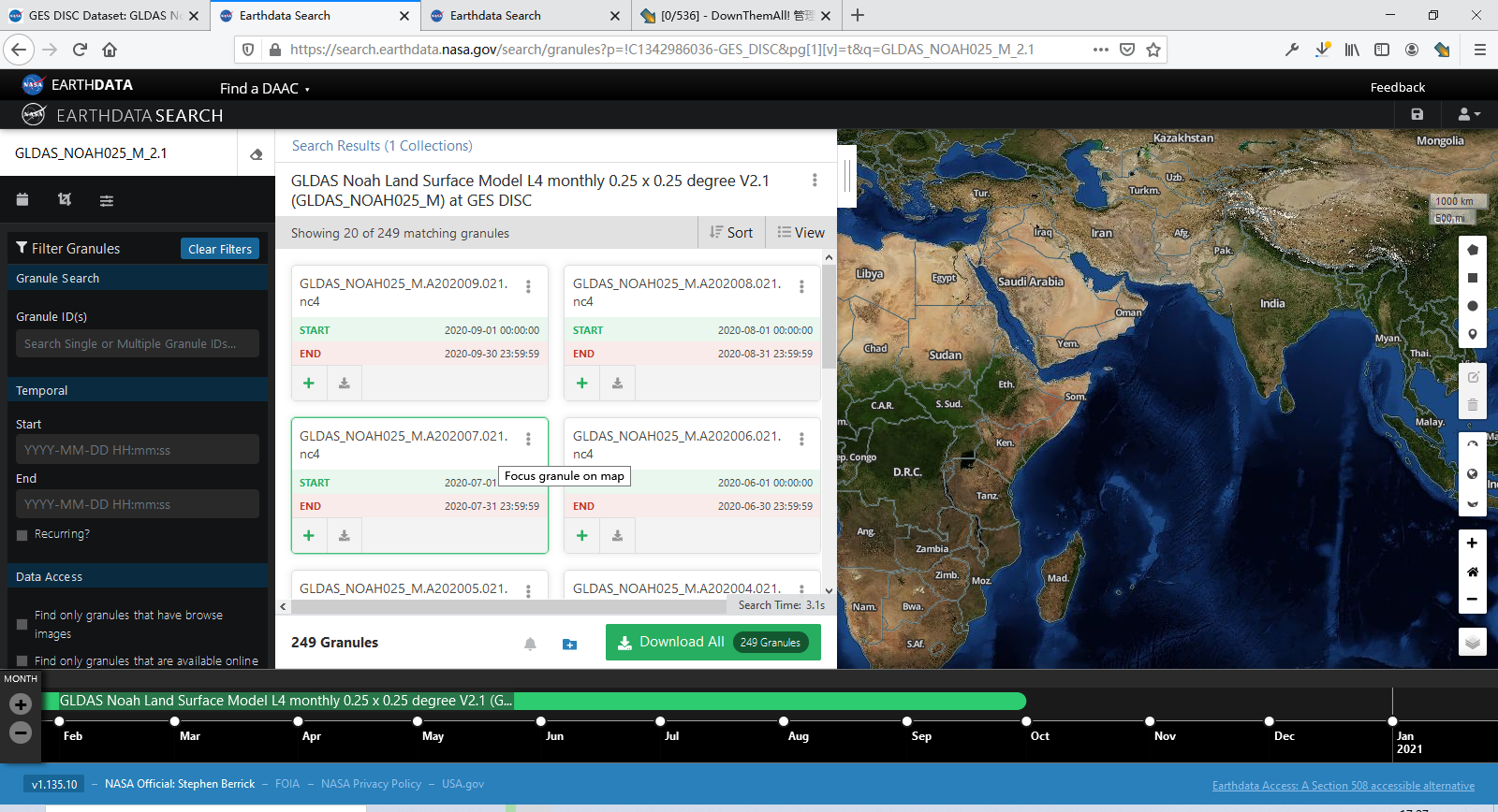 EARTHDATA网站（modis数据下载流程），超级详细，附有火狐浏览器downthemall使用流程，以及默认路径修改方式 - 程序员大本营