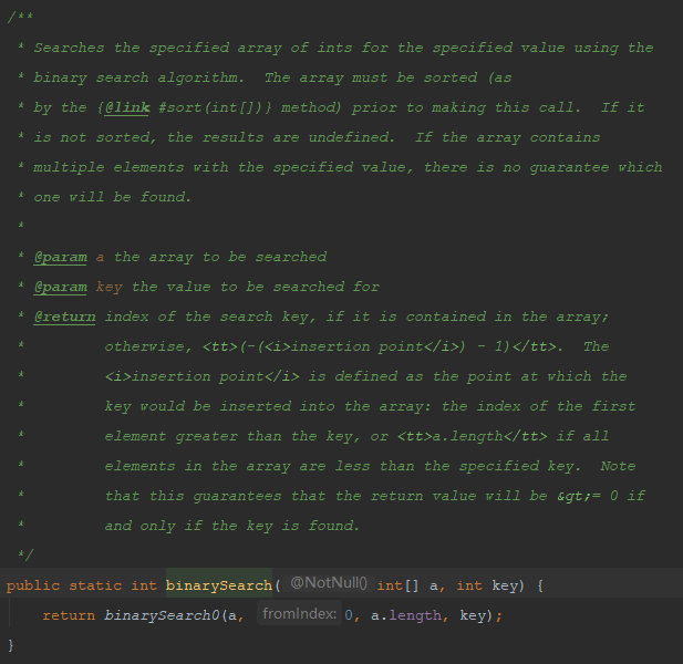 Arrays.binarySearch()方法_arrays.binarysearch()用法-CSDN博客