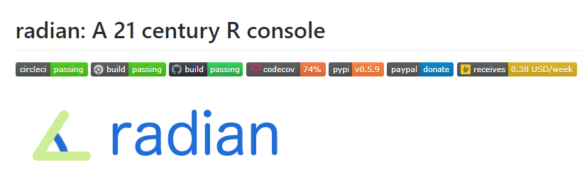 radian | 一款21世纪的R语言编辑器_radian安装-CSDN博客