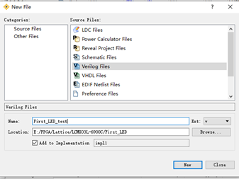 FPGA Lattice 工程创建、仿真、下载_fpga latiice新建工程过程-CSDN博客