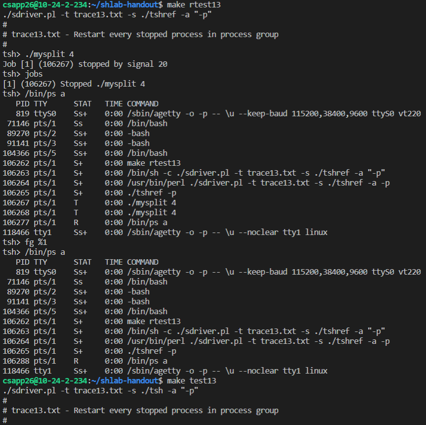 CSAPP shelllab实验_csapp:shelllab实验-CSDN博客