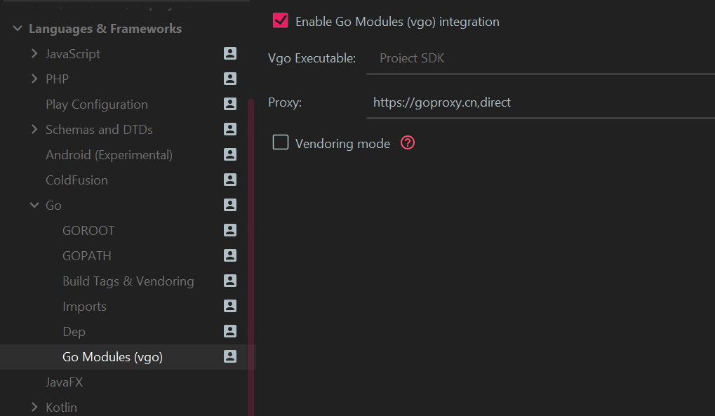 IntelliJIDEA 中开启Go Modules_idea 没有go module-CSDN博客