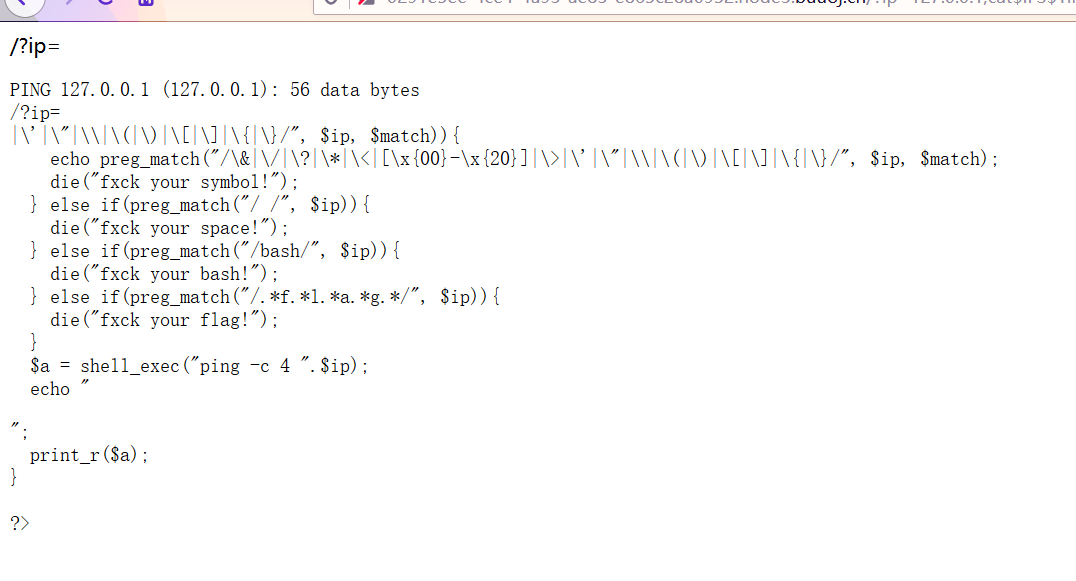 [GXYCTF2019]Ping Ping Ping 1_[第三章][3.1.6 案例解析][gxyctf2019]ping ping ...