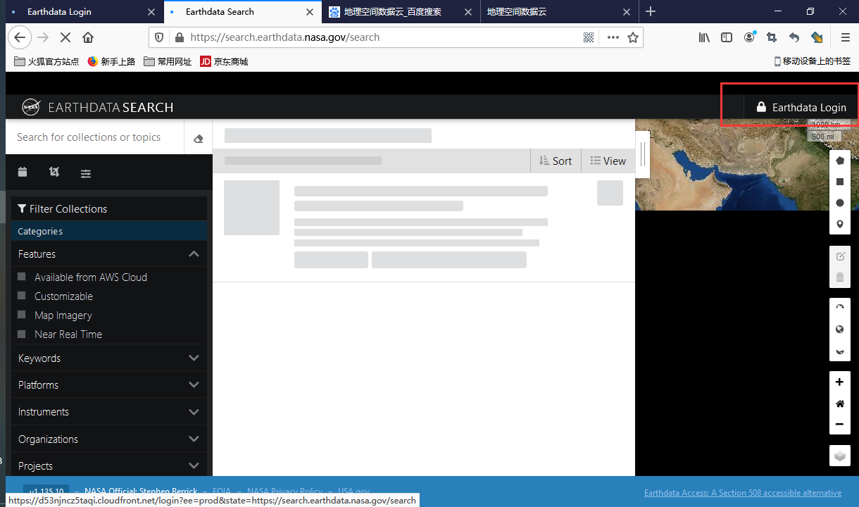 EARTHDATA网站（modis数据下载流程），超级详细，附有火狐浏览器downthemall使用流程，以及默认路径修改方式-CSDN博客