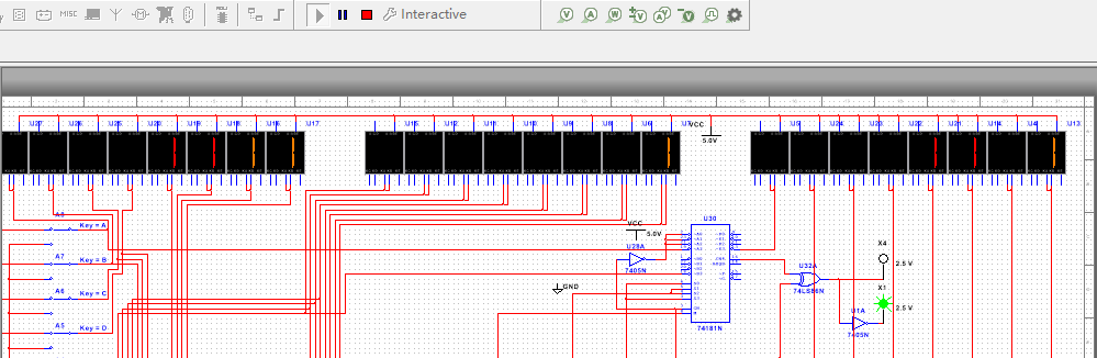 8位加减发器设计（74181）-CSDN博客