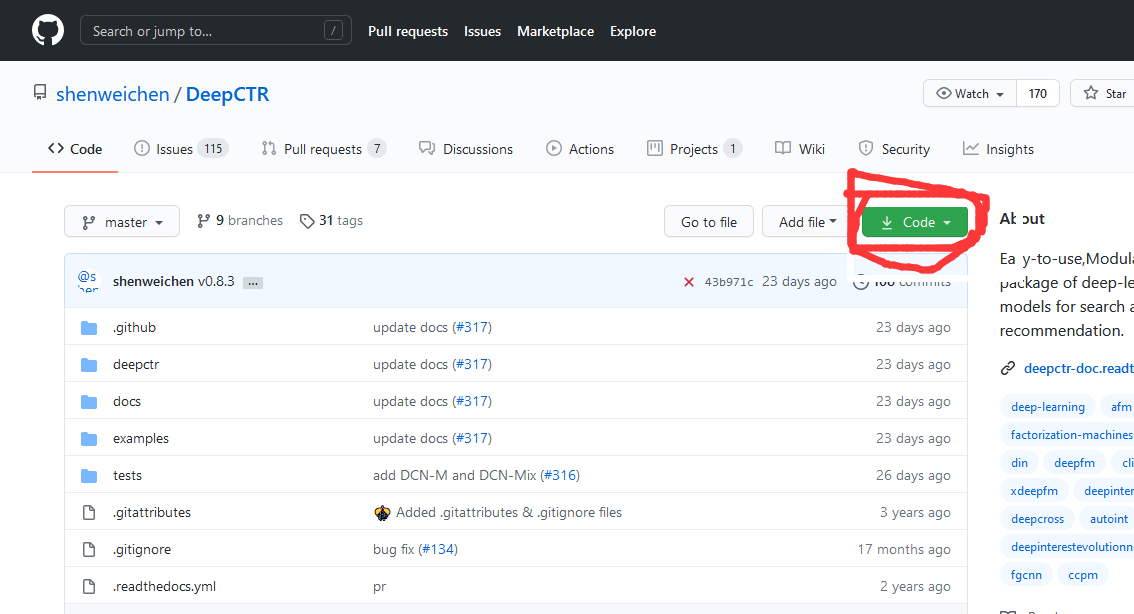 【deepctr】学习入门笔记01_python deepctr手册-CSDN博客