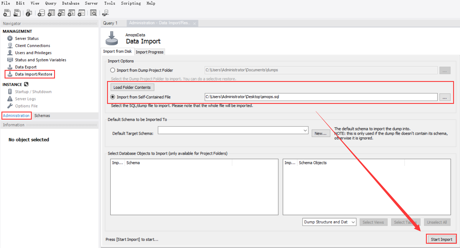 Workbench 导出与导入MySQL数据的操作流程_mysql workbench导入dump-CSDN博客