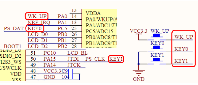 STM32学习笔记--按键输入实验_stm32按键按一下加一-CSDN博客