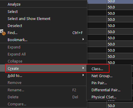 Allegro PCB17.4的class设置和类中的线宽设置_allegro 怎么改变class-CSDN博客