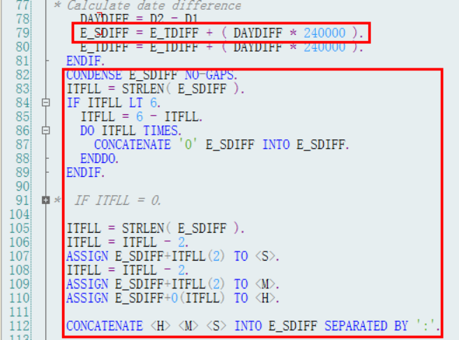 Sap Abap 有关于两个日期时间之间时间差的改进算法abap 计算时间差 Csdn博客 