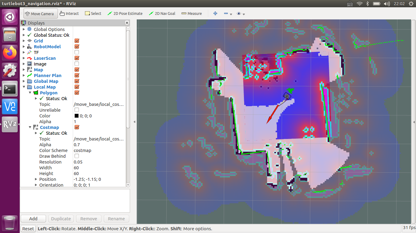 Turtlebot 3 SLAM创建地图及 Navigation导航_turtlebot3的包中自带了navigation的功能包,可以直接使用自带的导航-CSDN博客