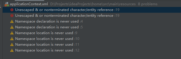 IDEA解决Unescaped & or nonterminated character/entity reference的问题_idea为什么输入&报错-CSDN博客