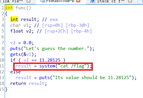 [BUUCTF-pwn]——ciscn_2019_n_1_buuctf 变量覆盖-CSDN博客