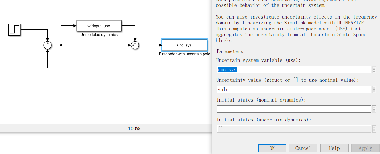 鲁棒控制--simulink不确定模型仿真_自适应鲁棒控制simulink-CSDN博客