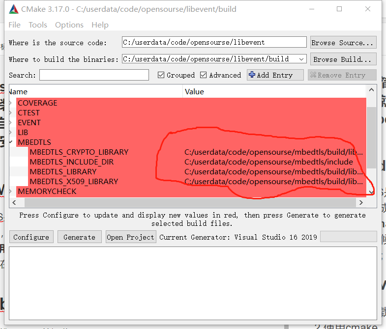 win10+cmake+vs2019编译64位libevent_camkegui编译libevent-CSDN博客