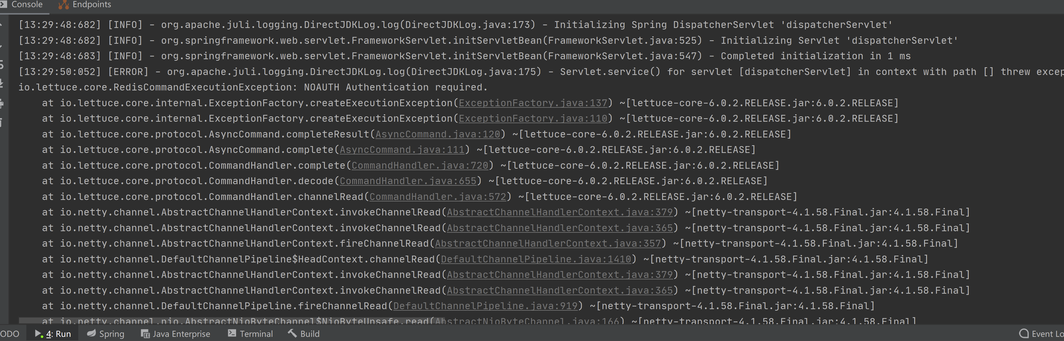 异常:This application has no explicit mapping for /error, so you are ...