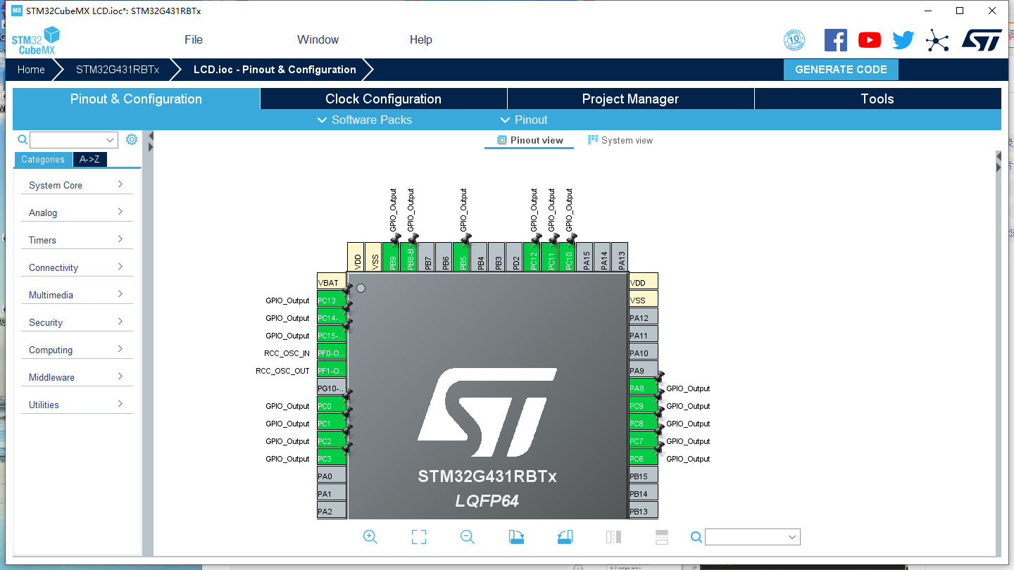 【STM32G4】备战蓝桥杯嵌入式---模块配置---LCD_蓝桥杯嵌入式扩展板各模块例程-CSDN博客