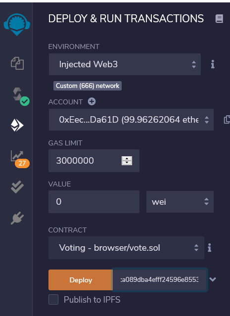 手把手教你一步步开发第一个Dapp(使用solidity语言实现投票合约)——Remix版本_remix solidity-CSDN博客