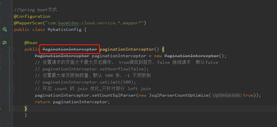 关于Mybatis-plus中PaginationInterceptor分页拦截器过时问题解决办法-CSDN博客