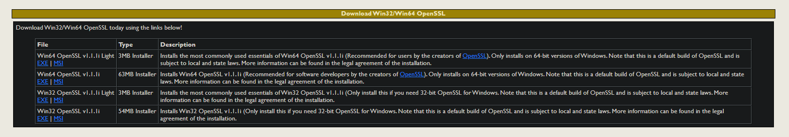 win10安装Openssl_openssl下载windows版-CSDN博客