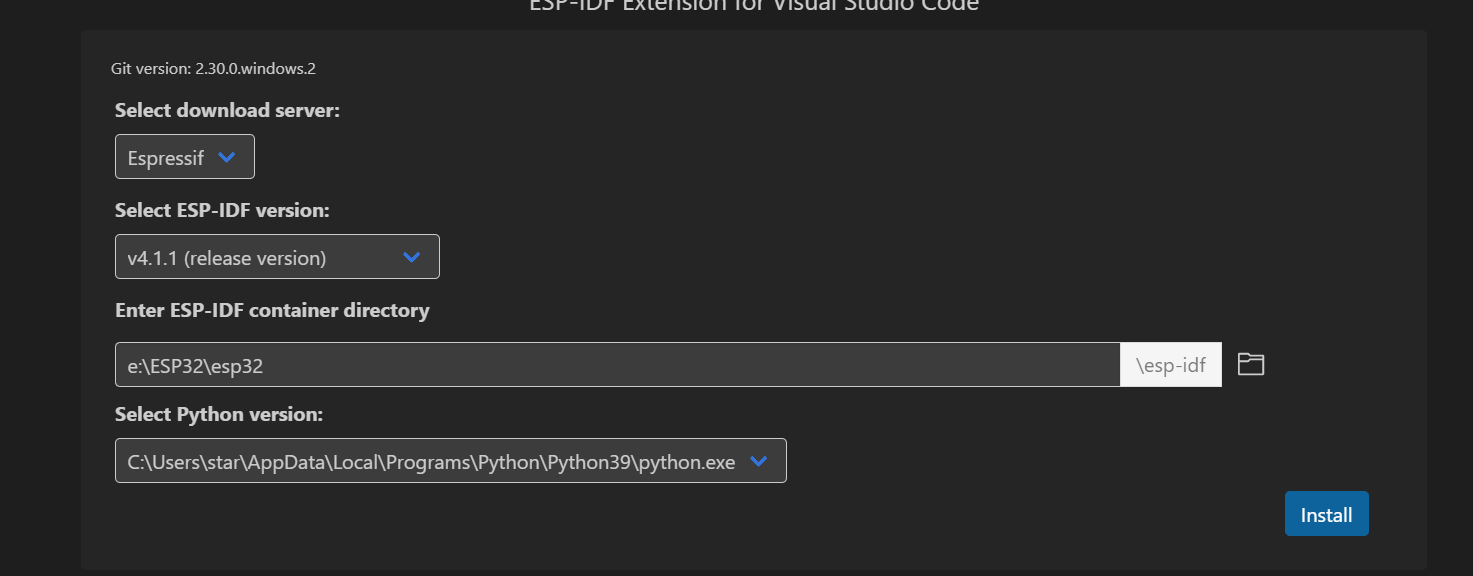 Windows配置ESP32开发环境-python3.9！！_esp32内核是arm吗-CSDN博客