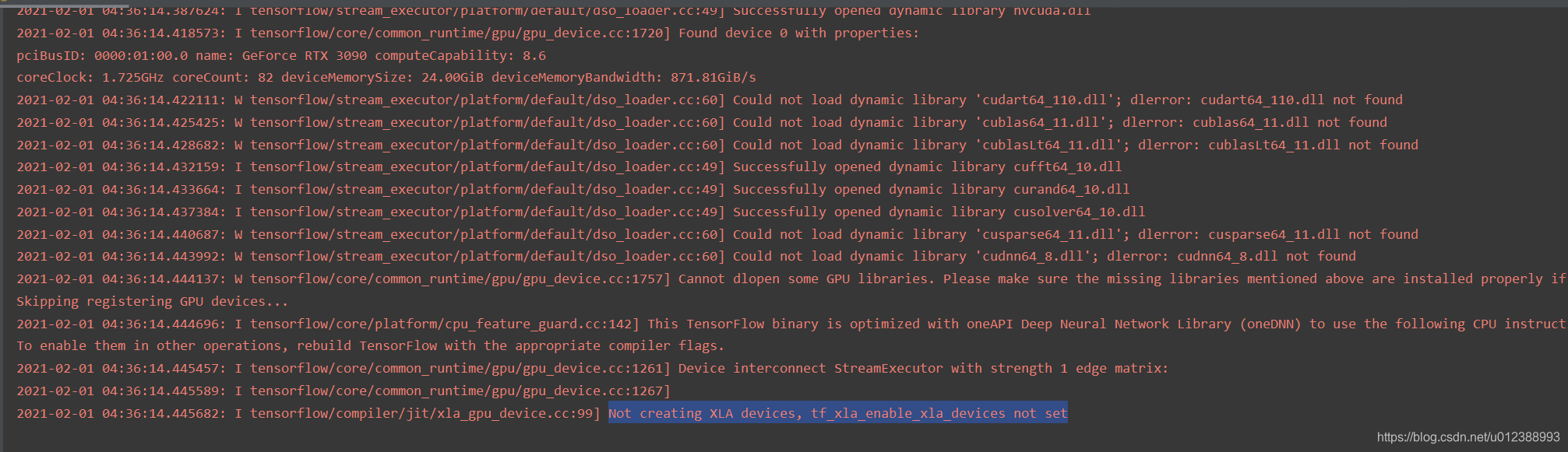 Not Creating Xla Devices Tfxlaenablexladevices Not Set 问题 Csdn博客