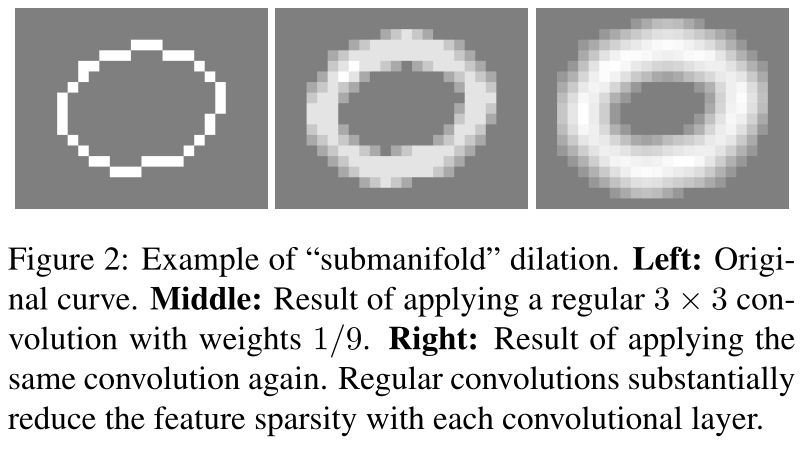阅读笔记--[CVPR2018] 3D Semantic Segmentation with Submanifold Sparse ...