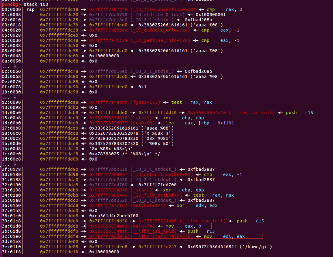 [BUUCTF]PWN——inndy_echo2（PIE+64位fmt）_pwn pie偏移怎么算-CSDN博客