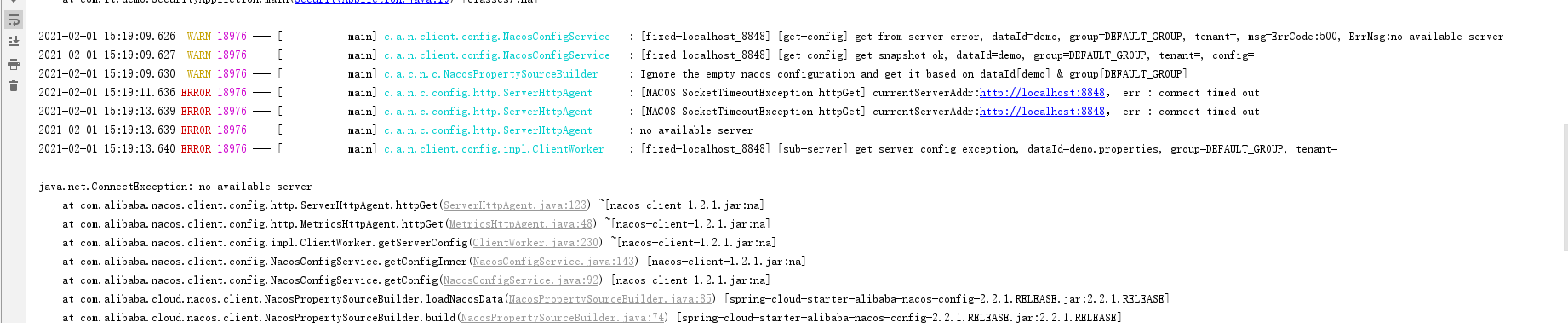 springboot 集成nacos配置中心 一直默认localhost地址错误_nacos 默认localhost-CSDN博客