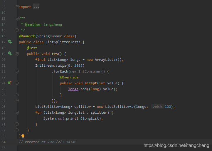 Javautillist 拆分为多个listjava List按照开始标记拆分成不同的list Csdn博客
