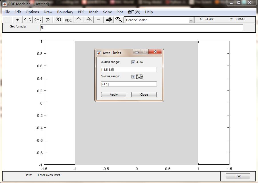 Matlab偏微分方程快速上手：使用pde有限元工具箱求解二维偏微分方程_matlab中pdetoolbox-CSDN博客