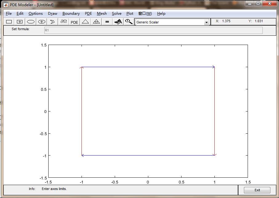 Matlab偏微分方程快速上手：使用pde有限元工具箱求解二维偏微分方程_matlab中pdetoolbox-CSDN博客