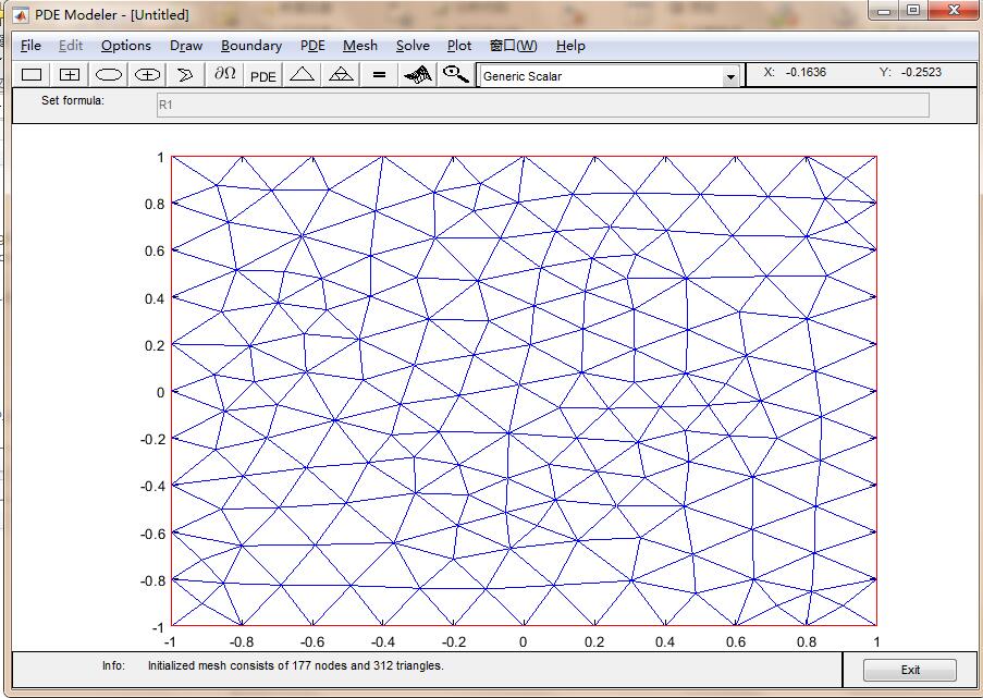 Matlab偏微分方程快速上手：使用pde有限元工具箱求解二维偏微分方程_matlab中pdetoolbox-CSDN博客