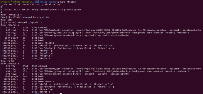 CSAPP Shell Lab 实验代码+16个test_csapp shell lab实验代码-CSDN博客