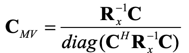 基于MATLAB的MVDR波束形成的推导与仿真_mvdr波束形成matlab-CSDN博客