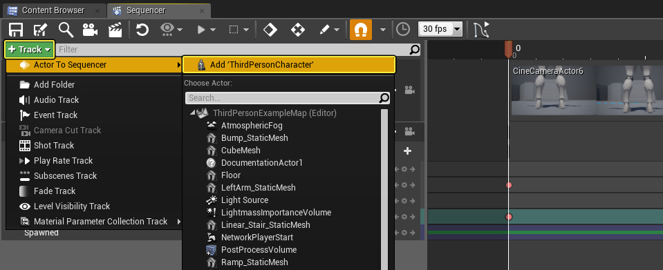UE4 Sequencer基础入门笔记_ue sequencer-CSDN博客