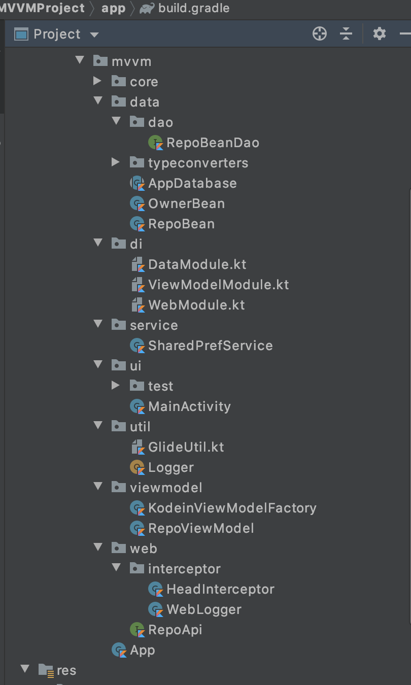 基于Android Jetpack 组件搭建 MVVM 架构 - MVVM-Project-Kodein_android kodein使用-CSDN博客