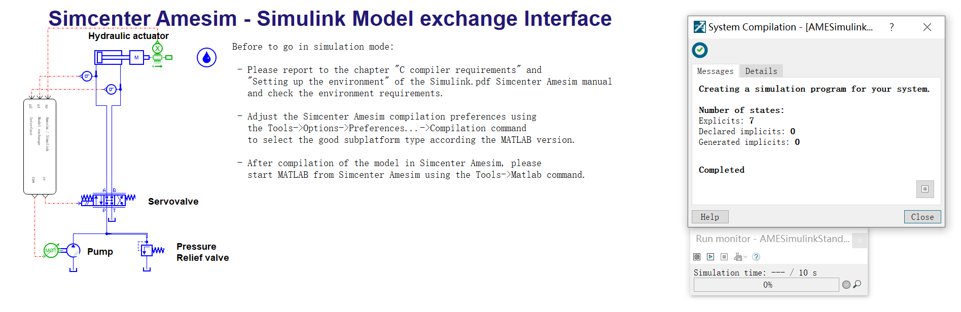 （亲测好用，史上最详细）Amesim与Matlab联合仿真——软件安装、环境配置和仿真测试详细流程_amesim和matlab联合仿真-CSDN博客