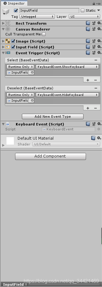 Unity 调用系统键盘 Csdn博客