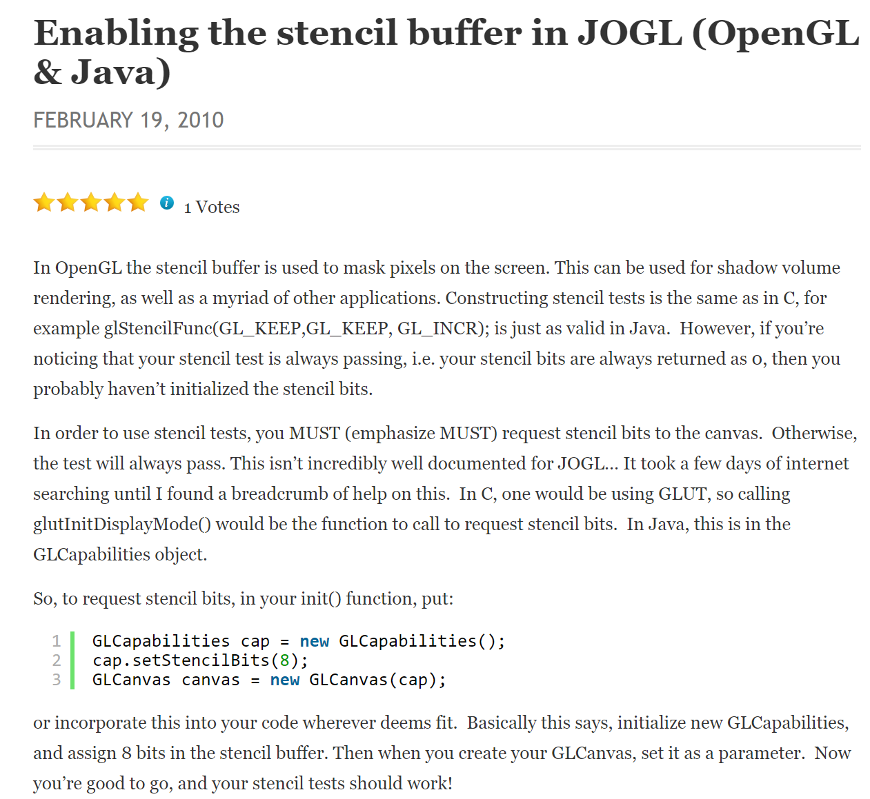 Opengl Jogl使用模板测试 Stencil Test Jogl Html Csdn博客