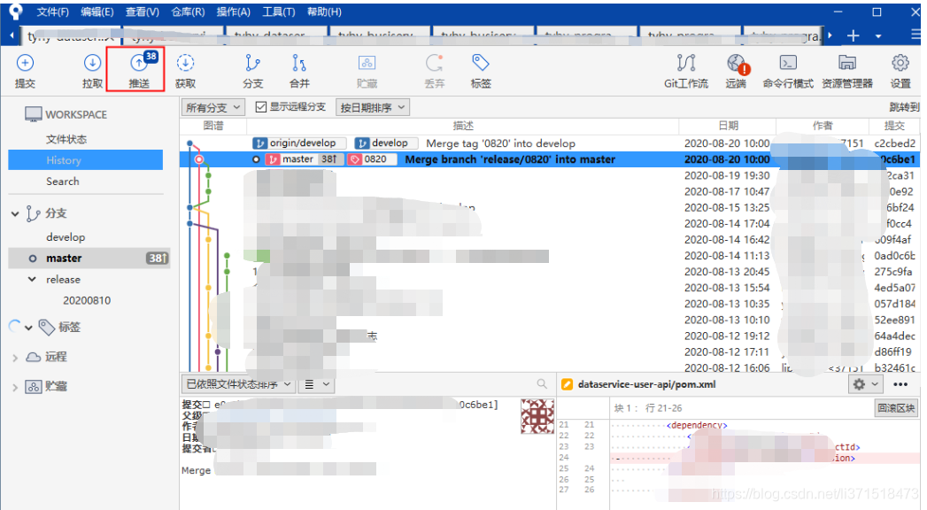 Sourcetree Gitflow 使用五 Release版本打tag Sourcetree怎么打tag Csdn博客
