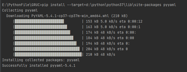 pycharm终端中安装yaml，报错Requirement already satisfied 的解决办法_requirement already satisfied: pyyaml-CSDN博客