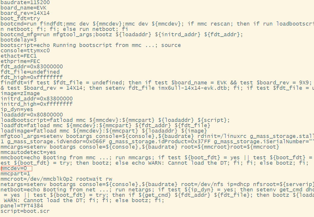 Imx6ull Uboot Variable De Entorno Programador Clic