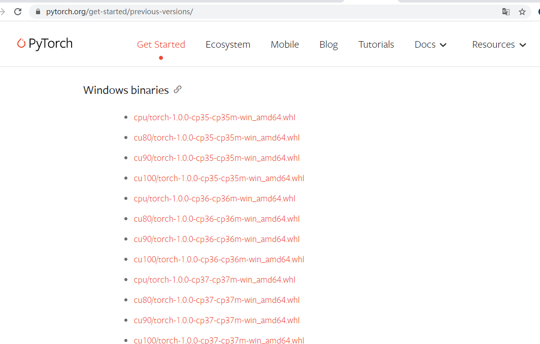 pip win10+cpu+pytorch0.4.1安装_安装pytorch0.4.1 cpu版本的-CSDN博客