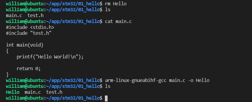 嵌入式Linux应用基础学习（2）— 第一个HelloWorld程序_嵌入式怎么在命令板上显示helloworld-CSDN博客