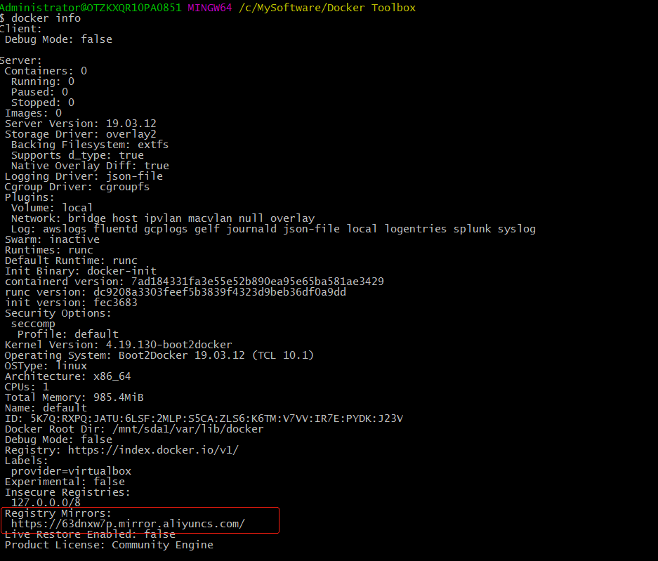 windows下安装docker-toolbox并配置国内镜像加速_dockertoolbox-18.09.0.exe下载-CSDN博客