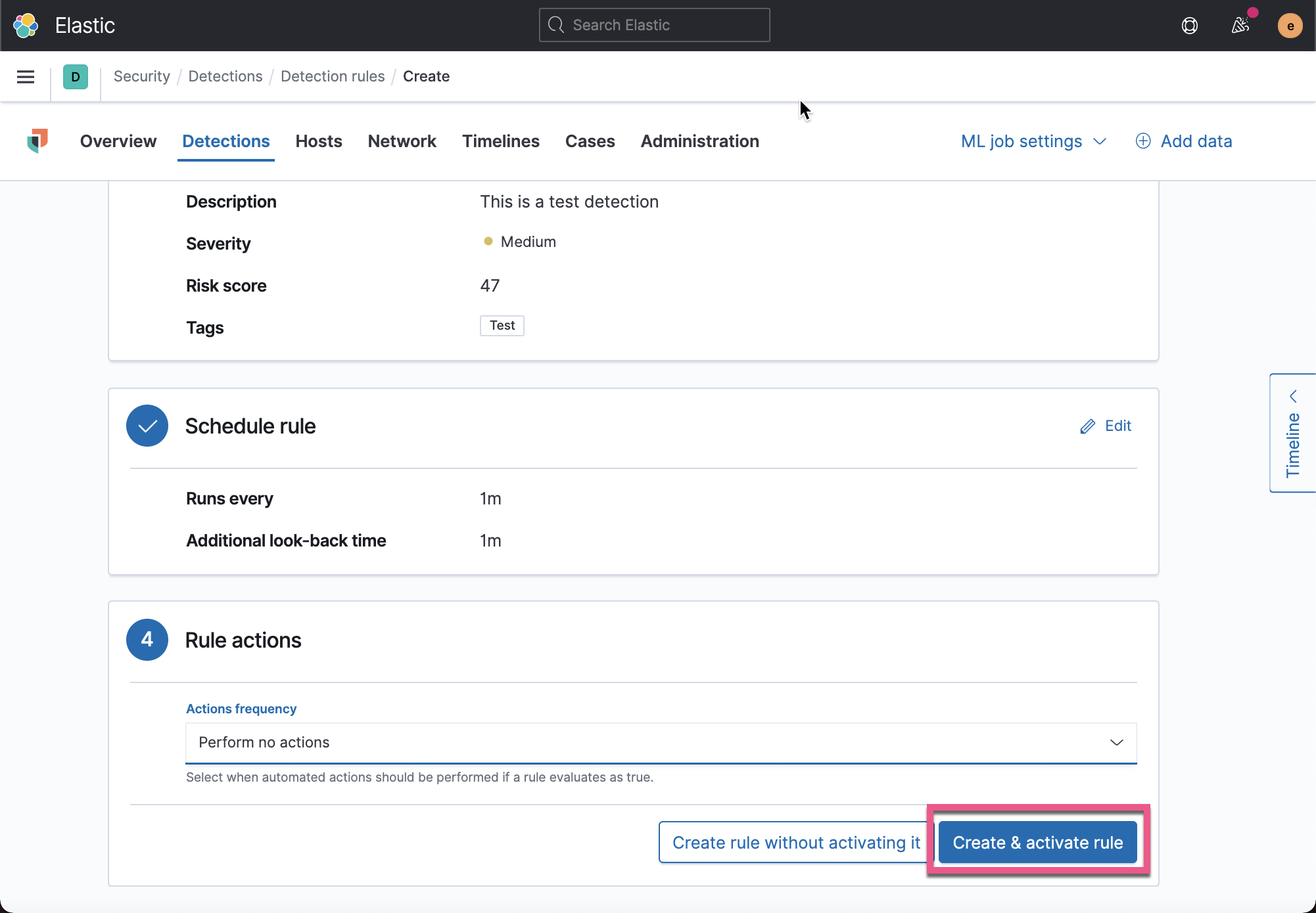 Elasticsearch：为 Elastic Security 定制 Detection rules_elasticsearch rule-CSDN博客